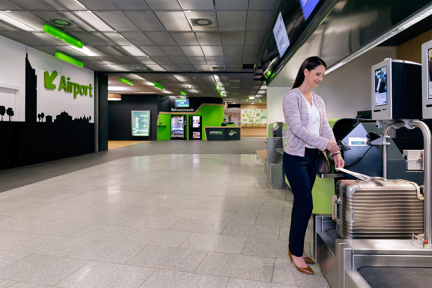 Unique in Europe: The CAT City Check-In | City Airport Train